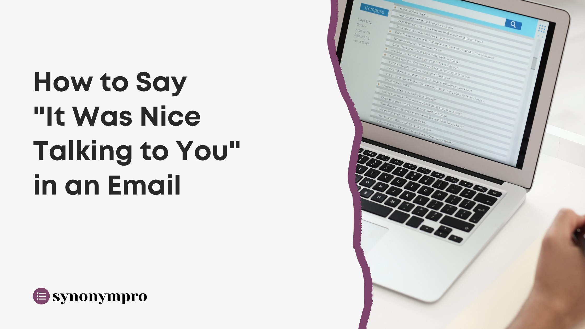What Is Another Way To Say It Was Nice Talking To You SynonymPro What Is Another Way To Say It Was Nice Talking To You SynonymPro