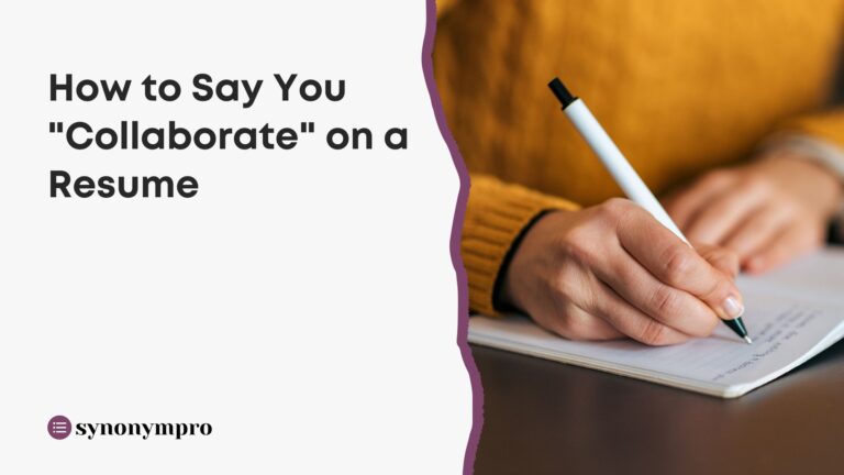 What Is Another Way to Say “Collaborate”? - SynonymPro